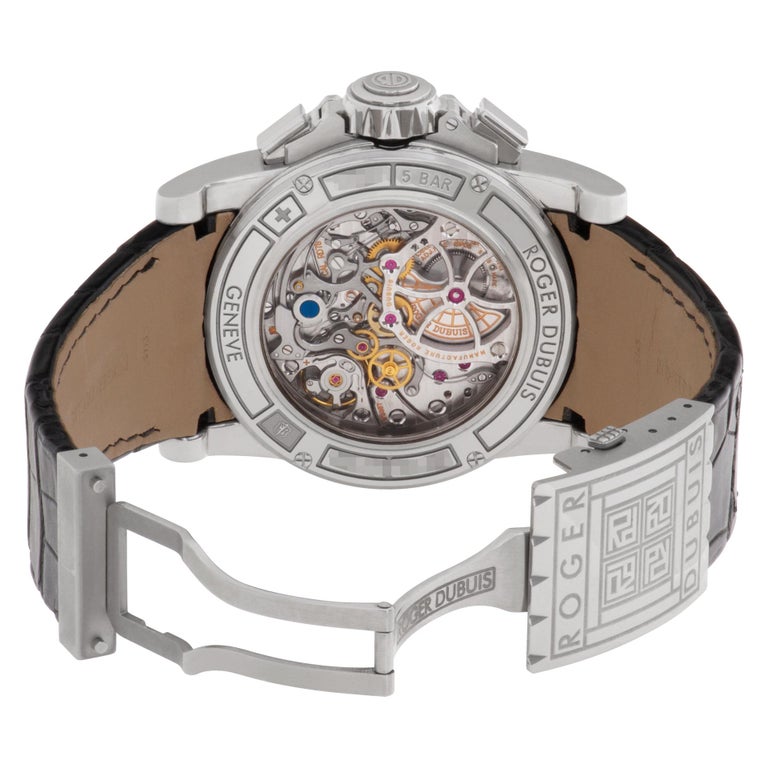 Roger Dubuis Excalibur Chronograph in Stainless Steel Wristwatch Ref ...