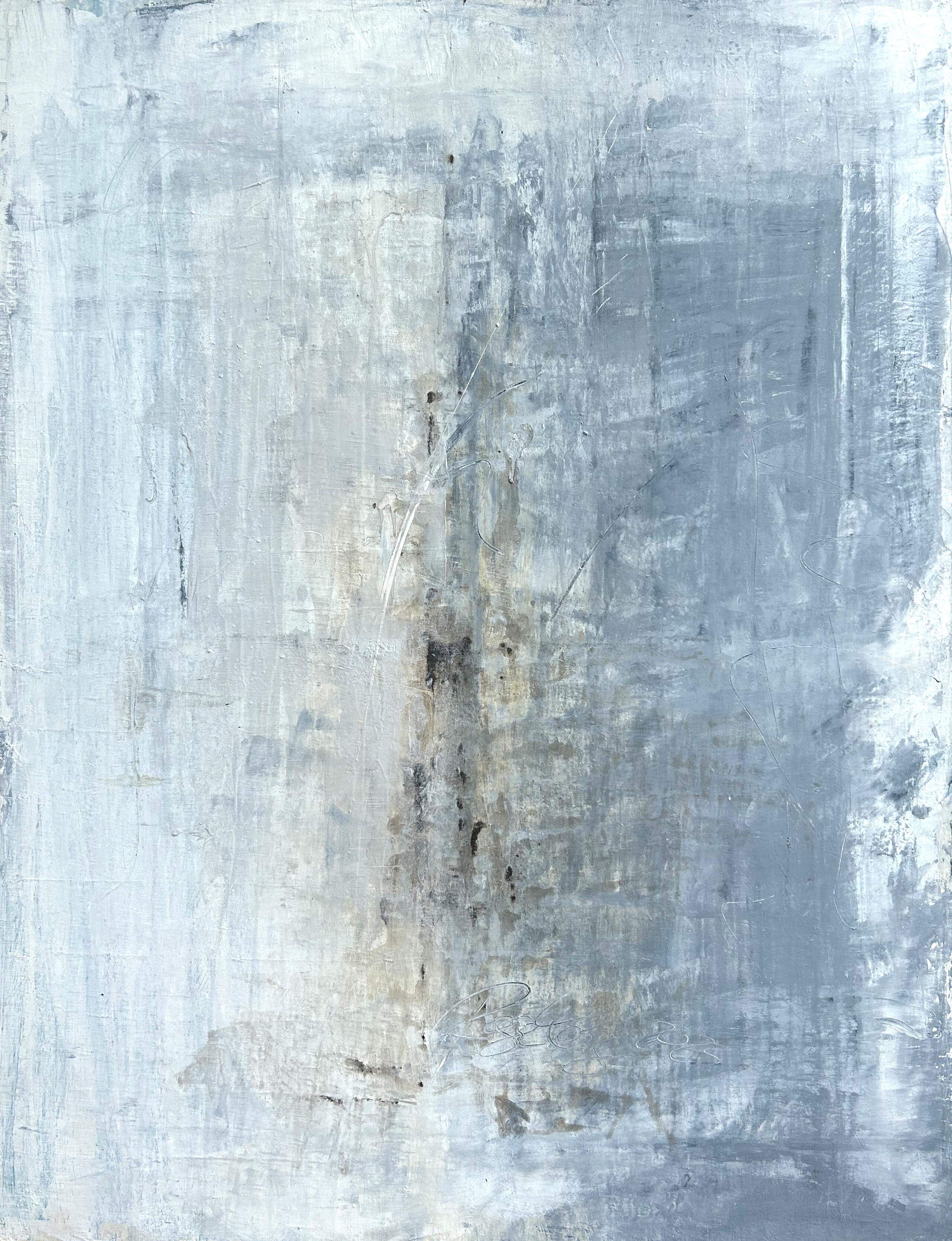 Roger König - "Abstract Blue/White Elegance", IT43D, Abstract, 21st ...