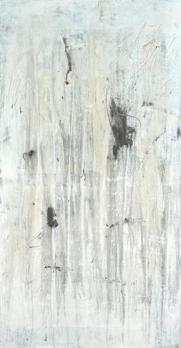 Roger König - "White Elegance Series" Z5RD4, Abstract Painting, 21st ...