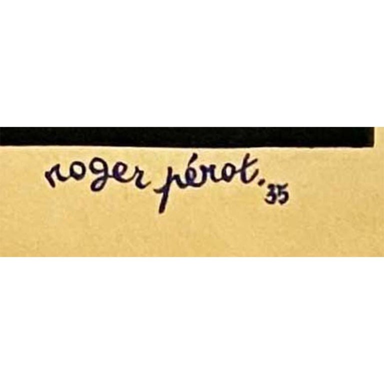 Roger Perot - Original poster realized by Roger Perot for the brand ...