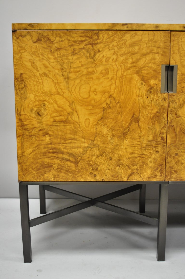 Roger Sprunger for Dunbar Burled Olivewood Credenza Cabinet Sideboard ...