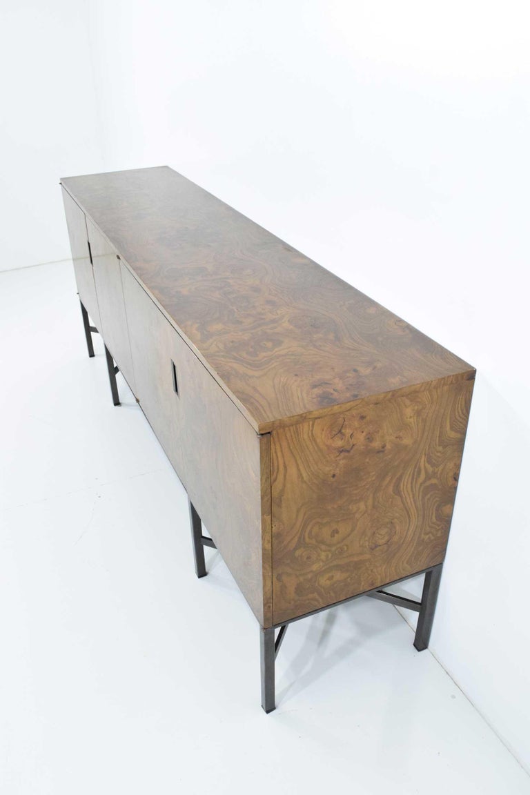Roger Sprunger for Dunbar Burled Olivewood Sideboard or Credenza at 1stDibs
