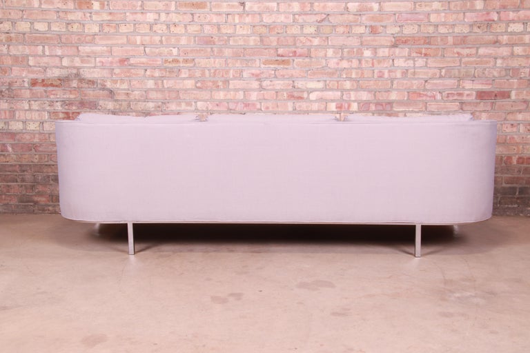 Roger Sprunger for Dunbar Curved Back Sofa, 1970s at 1stDibs