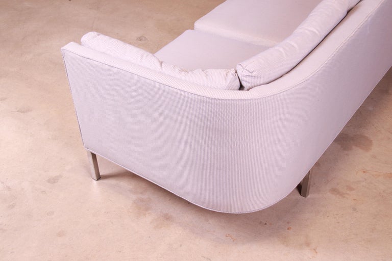 Roger Sprunger for Dunbar Curved Back Sofa, 1970s at 1stDibs