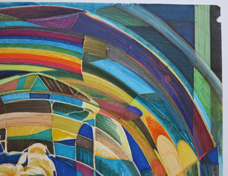 Roland Ayers - Improvisation abstract African-American artist painting ...