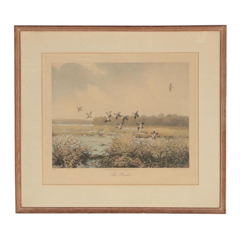 Roland Clark - Roland Clark Hand-Colored Photogravure "The Raider ...