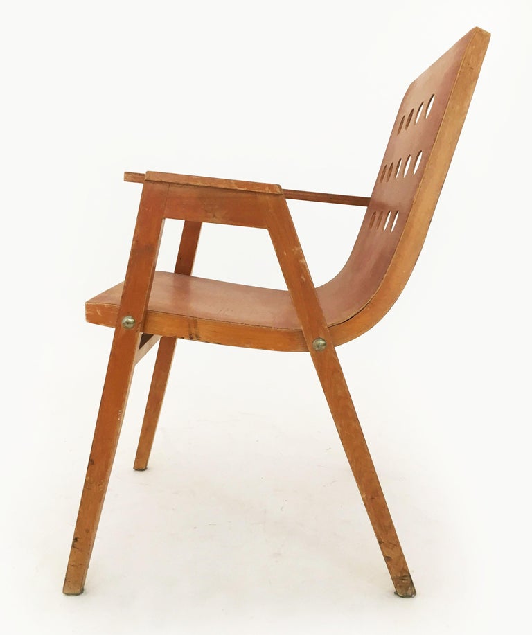 Roland Rainer Writing Desk Chair "Stadthallensessel", Austria, 1950s ...