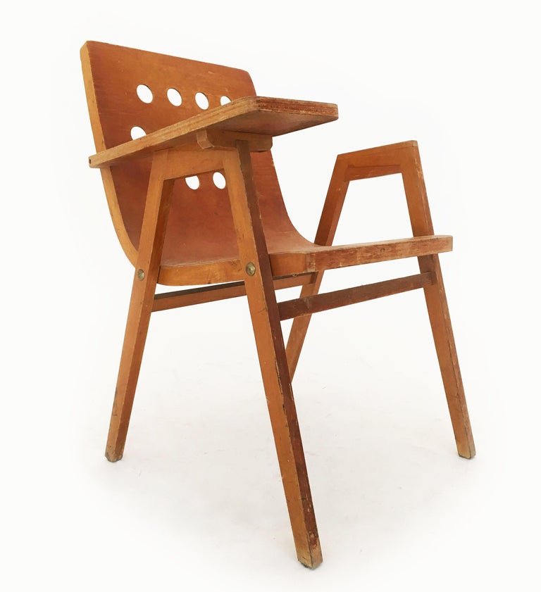 Roland Rainer Writing Desk Chair "Stadthallensessel", Austria, 1950s ...