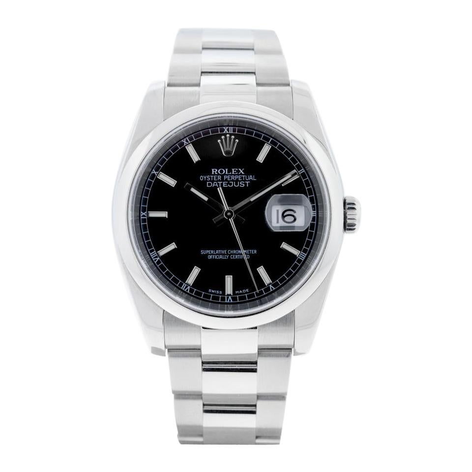 Rolex Ladies Datejust, Brand New, Steel, Silver Stick Dial, Rolex ...