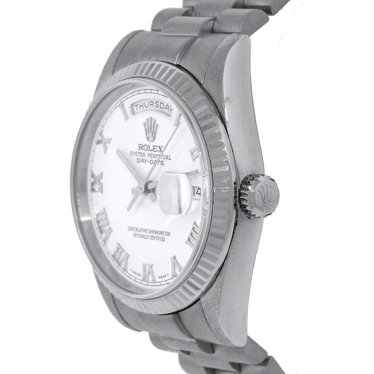 Rolex 118239 White Dial Day Date Presidential Automatic Wristwatch at ...