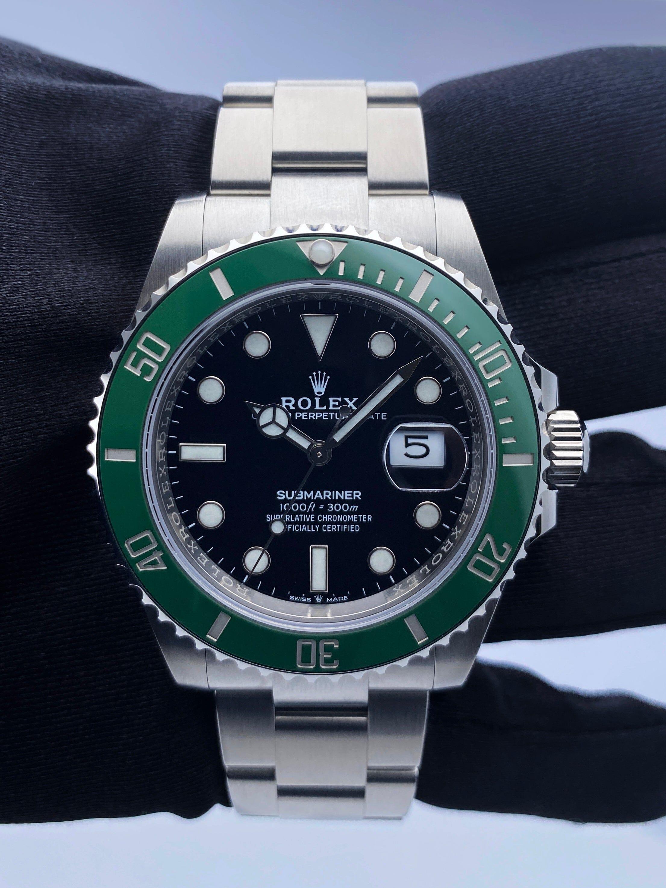 Rolex 126610lv Submariner Date Kermit Mens Watch with Box Papers For ...