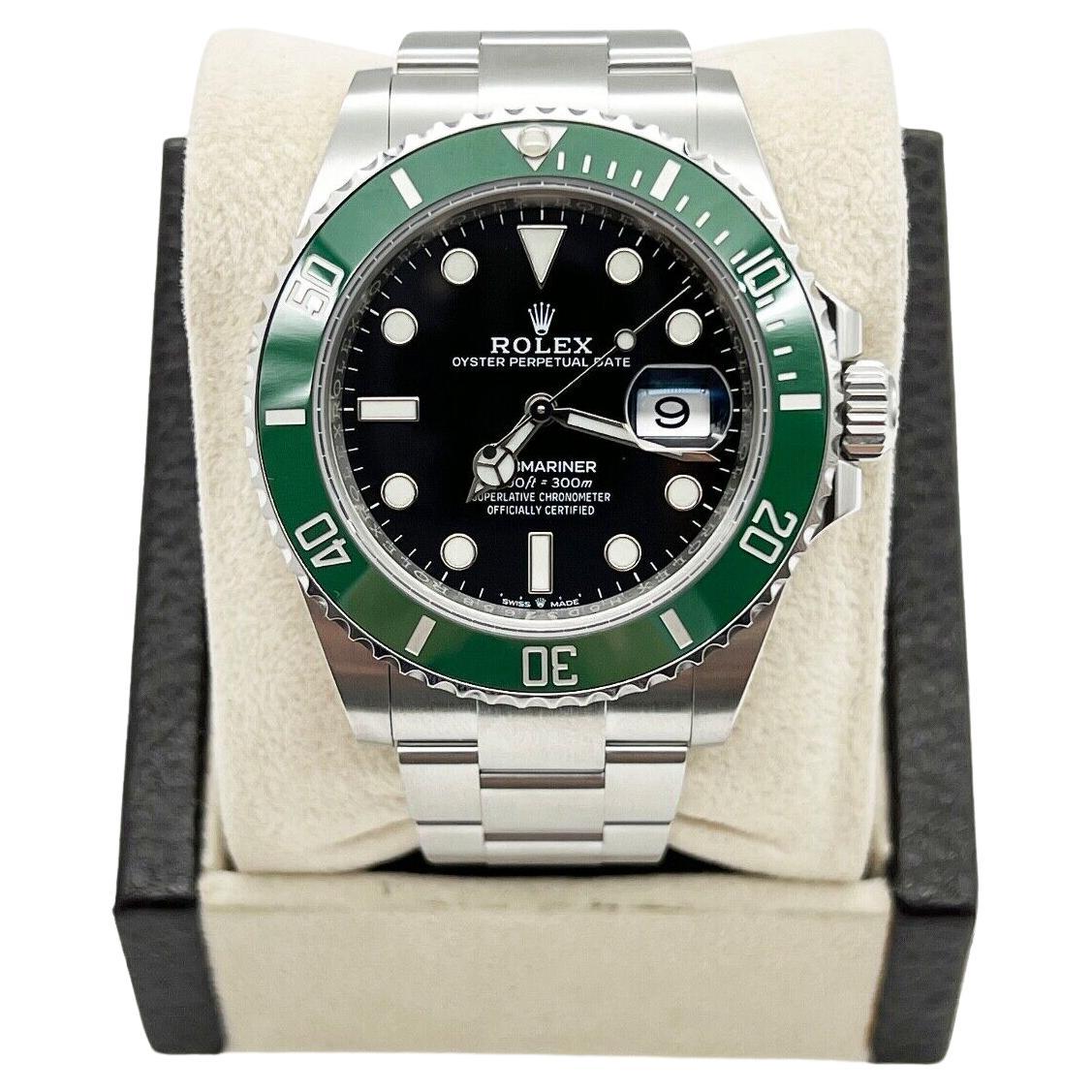 Rolex 126610LV Submariner Starbucks Green Ceramic 41mm Steel 2023 For ...