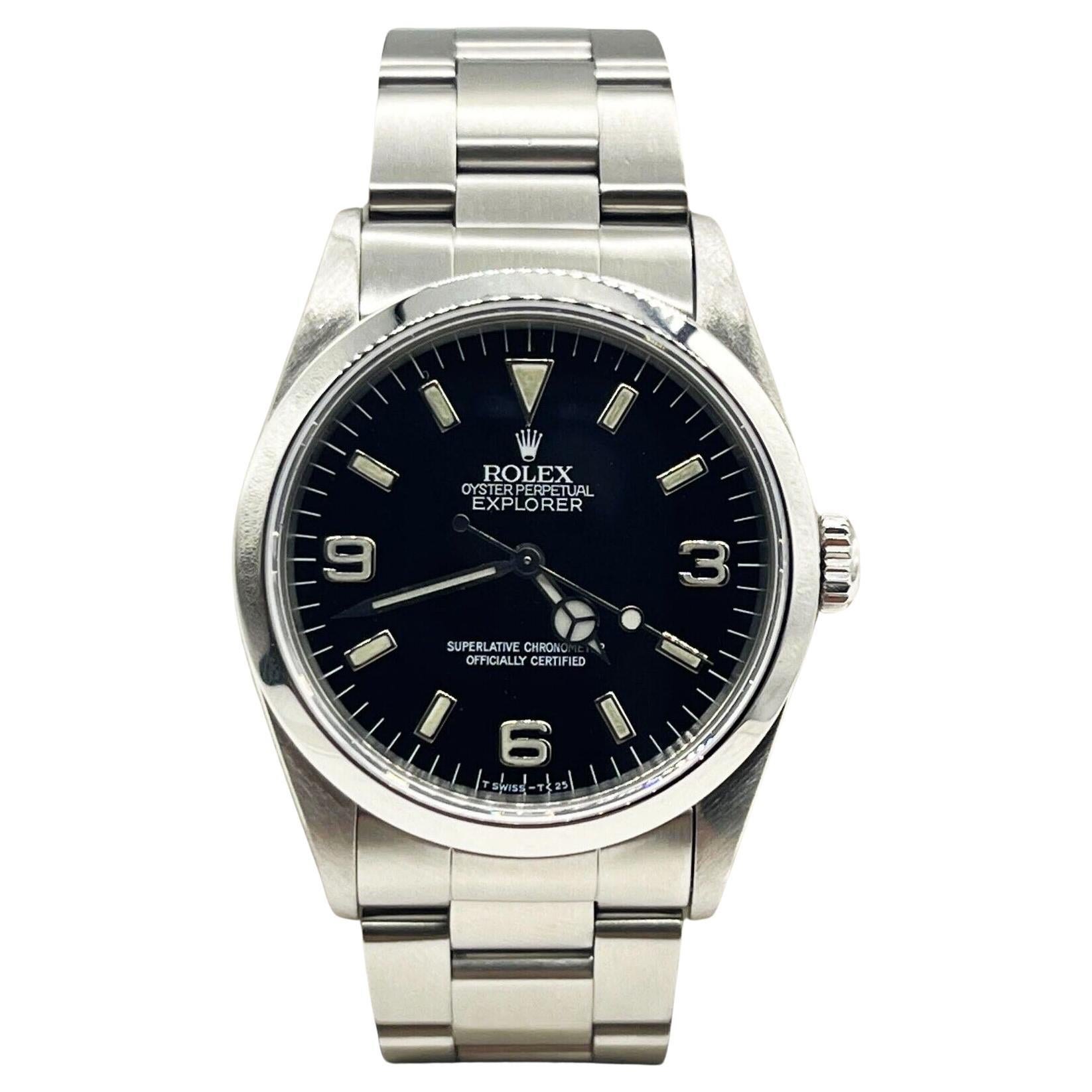 ROLEX Rare Steel and Gold Explorer with Honeycomb Dial Ref. 6229 at ...