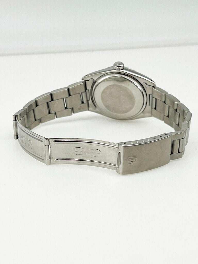 Rolex 1500 Date Silver Linen Dial Stainless Steel For Sale at 1stDibs