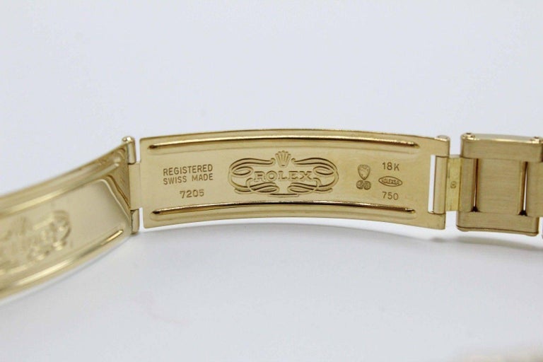 Rolex 15007 Date Watch 18 Karat Yellow Gold and 14 Karat Yellow Gold ...