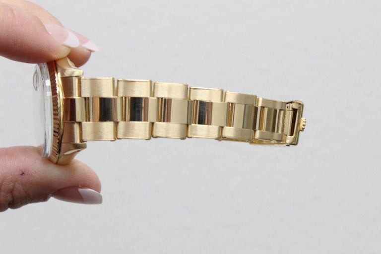 Rolex 15007 Date Watch 18 Karat Yellow Gold and 14 Karat Yellow Gold ...