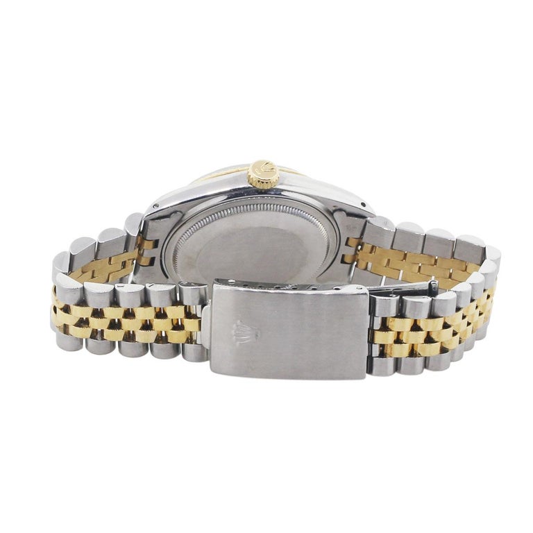 Rolex 16013 Datejust Tahitian Mother of Pearl Diamond Dial Wrist Watch ...