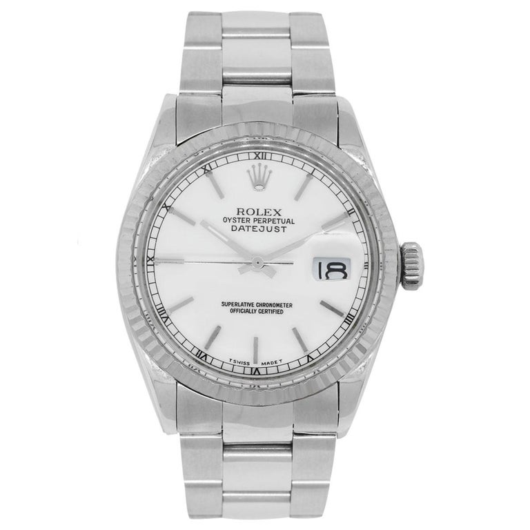 Rolex 16014 Datejust Watch at 1stDibs | rolex 16014 diamond
