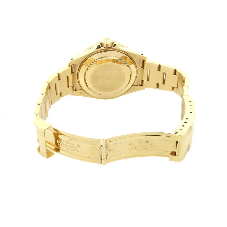 Rolex 16618 Submariner Blue Bezel and Dial Watch at 1stDibs