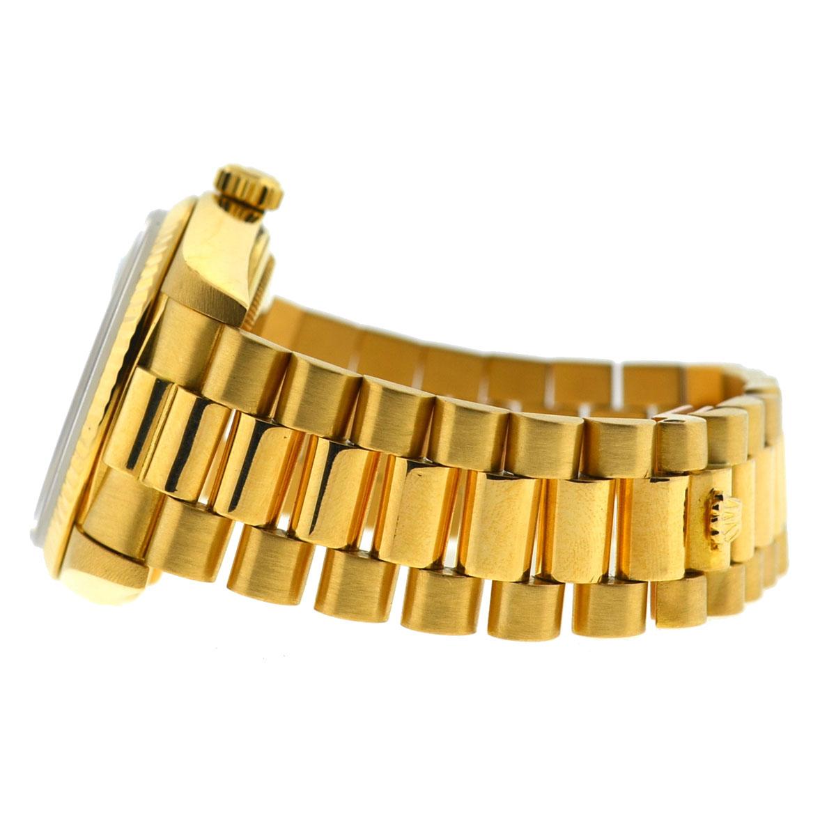 Rolex 18038 Day-Date President Single Quick 18 Karat Yellow Gold ...