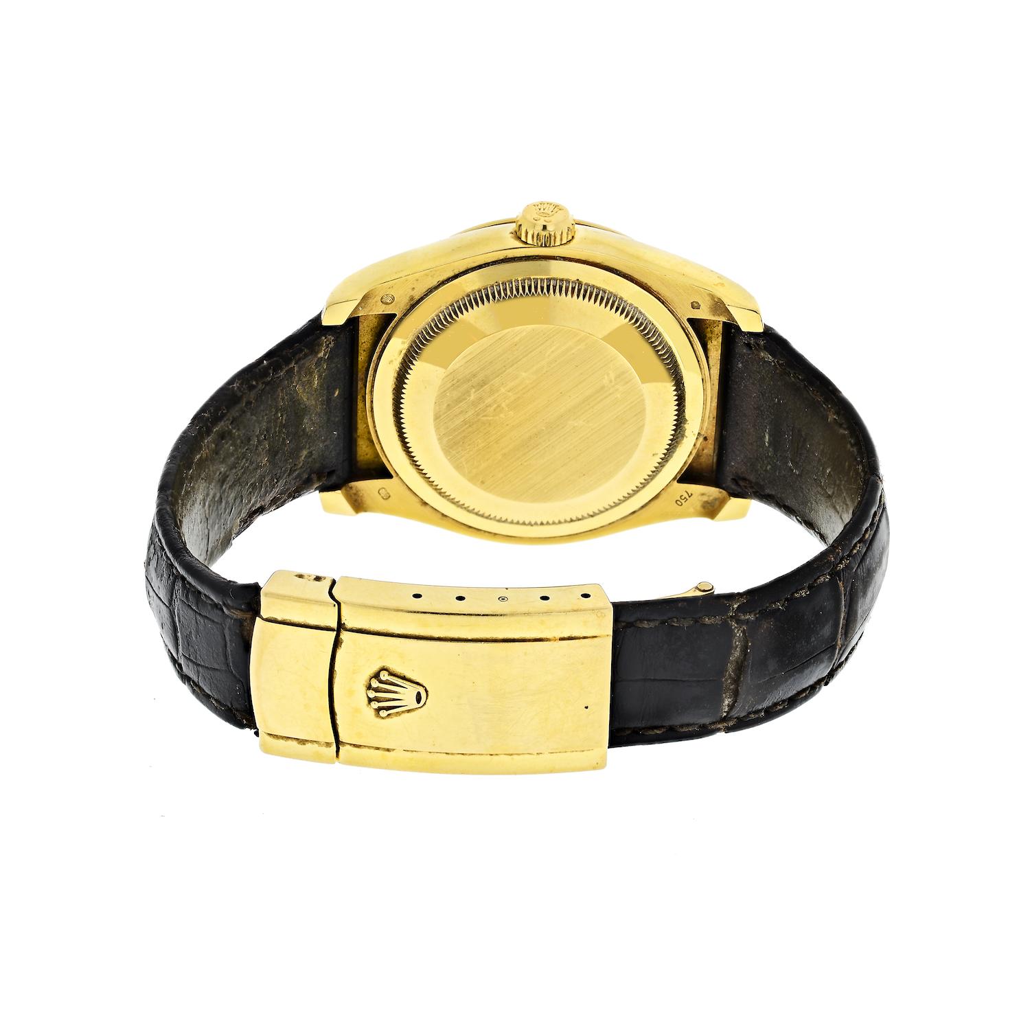 Rolex 18 Karat Gold Roman Datejust 116138 Watch at 1stDibs | rolex ...