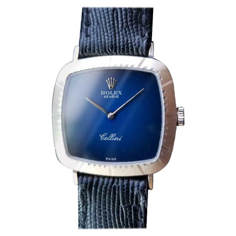 ROLEX 18K Men's Gold Cellini 4084 Hand-Wind, circa 1976 Swiss Luxury ...