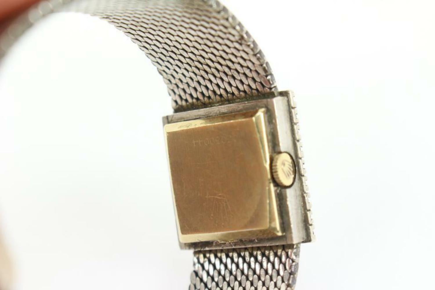 Rolex 18K White Gold Diamond Watch Ref 2157 1R524a For Sale at 1stDibs ...