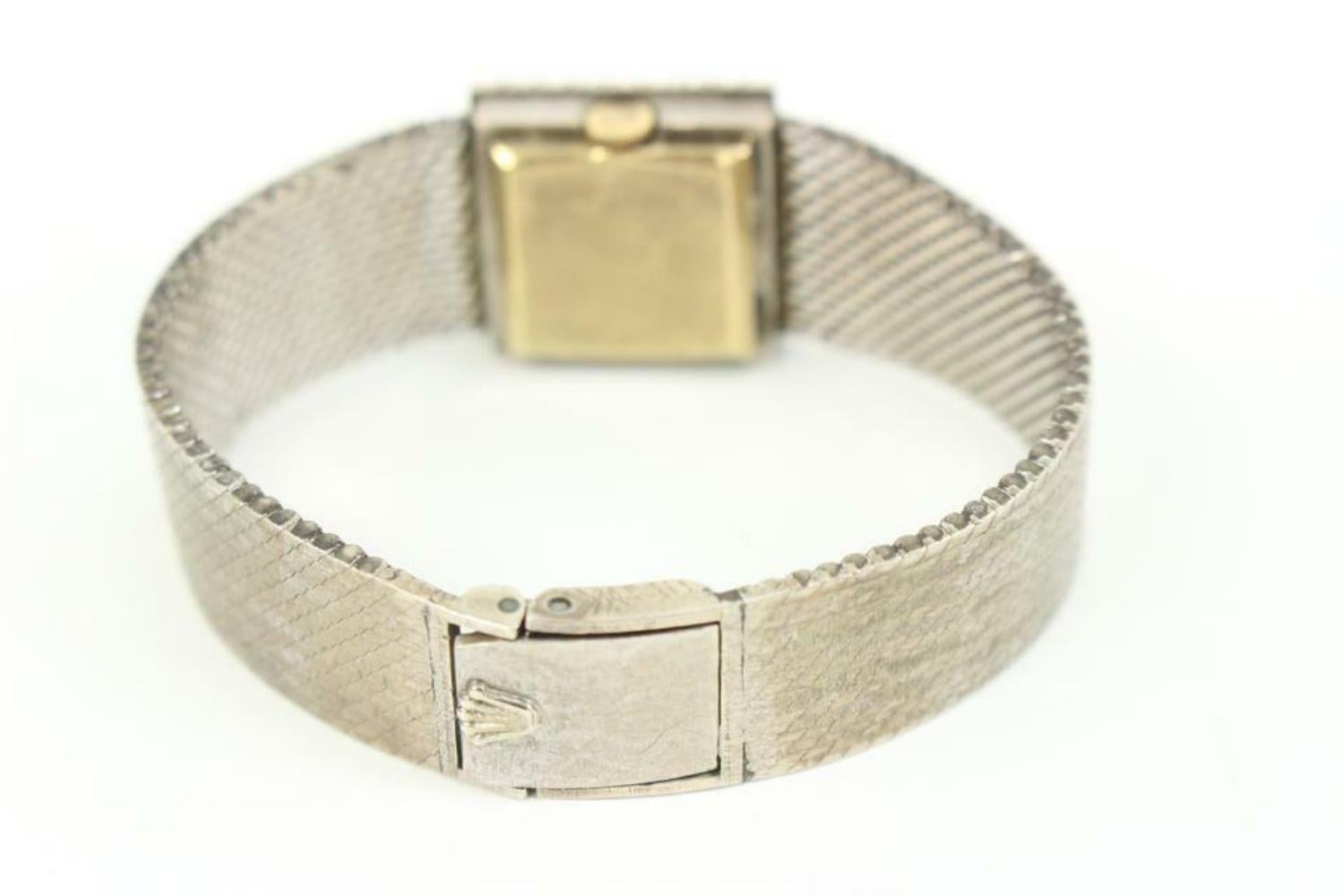 Rolex 18K White Gold Diamond Watch Ref 2157 1R524a For Sale at 1stDibs ...