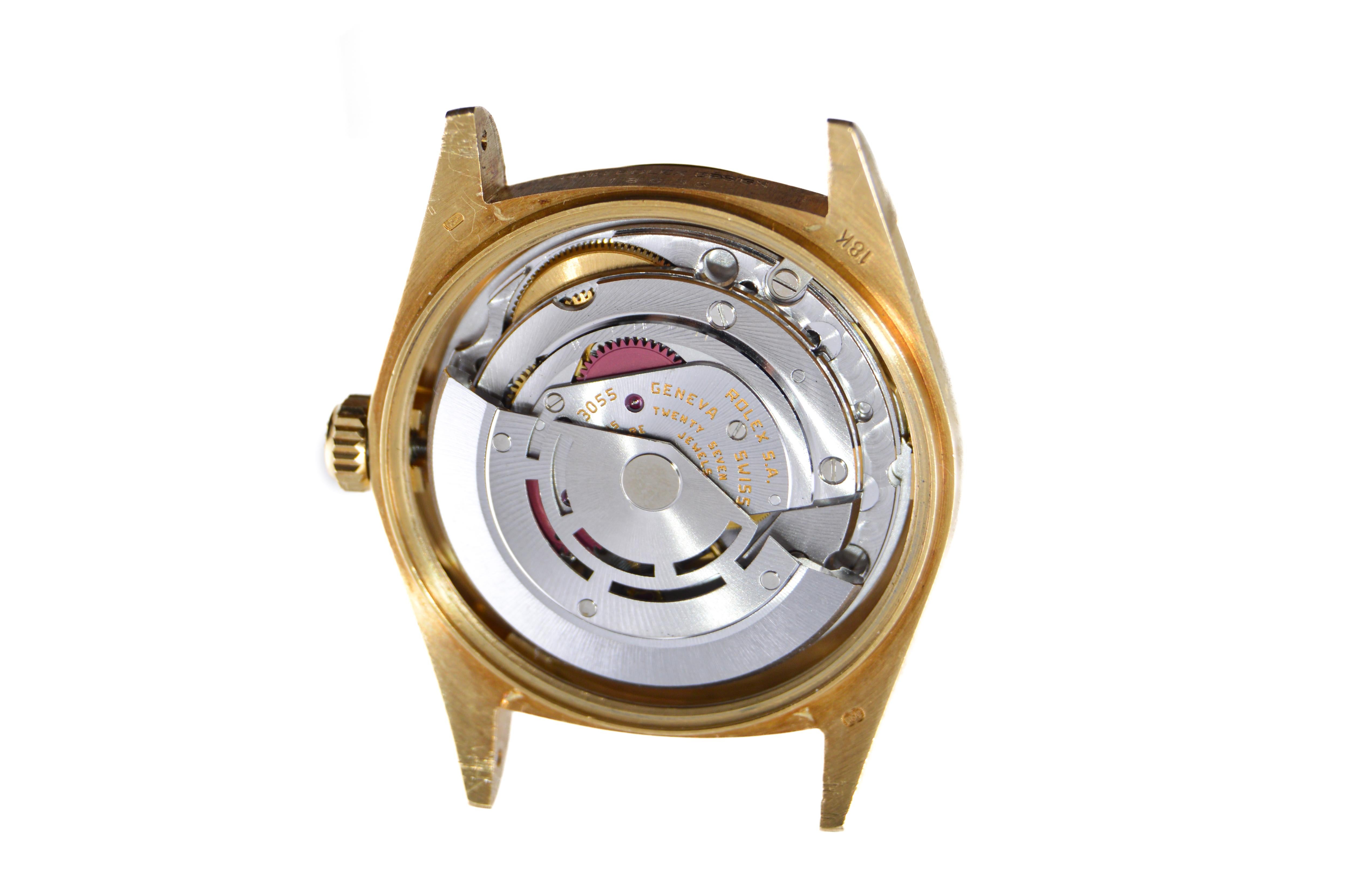 Rolex 18 Karat, Gold President with Custom Tiffany Blue Dial, 1987 For ...