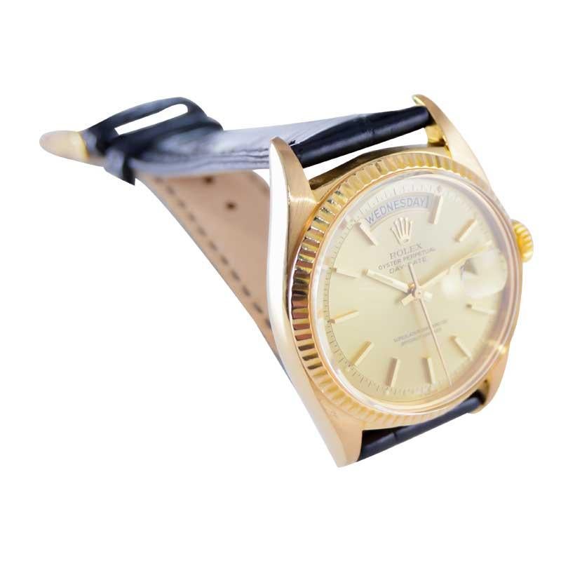 Rolex 18Kt. Yellow Gold Man's President One Owner Watch from 1969 / 70 ...
