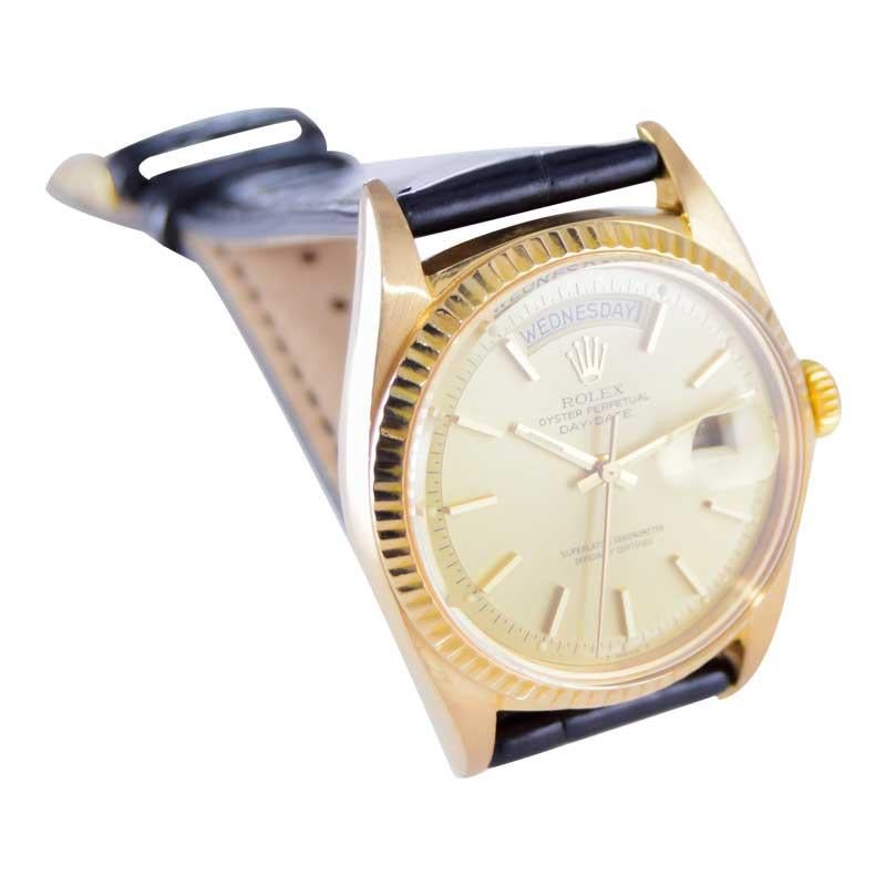 Rolex 18Kt. Yellow Gold Man's President One Owner Watch from 1969 / 70 ...