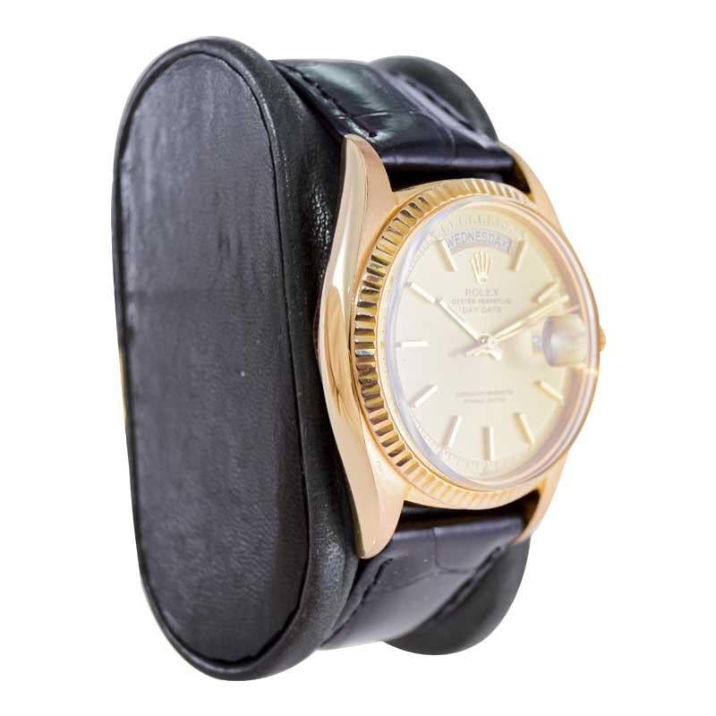 Rolex 18Kt. Yellow Gold Man's President One Owner Watch from 1969 / 70 ...