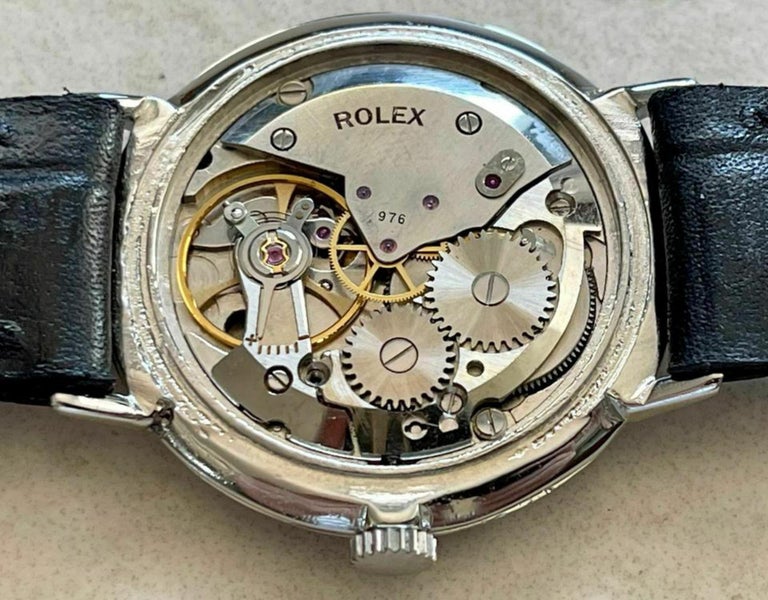 Rolex 1930 Marconi Special Black x Nickel Plated 34mm Watch 15r222s at ...