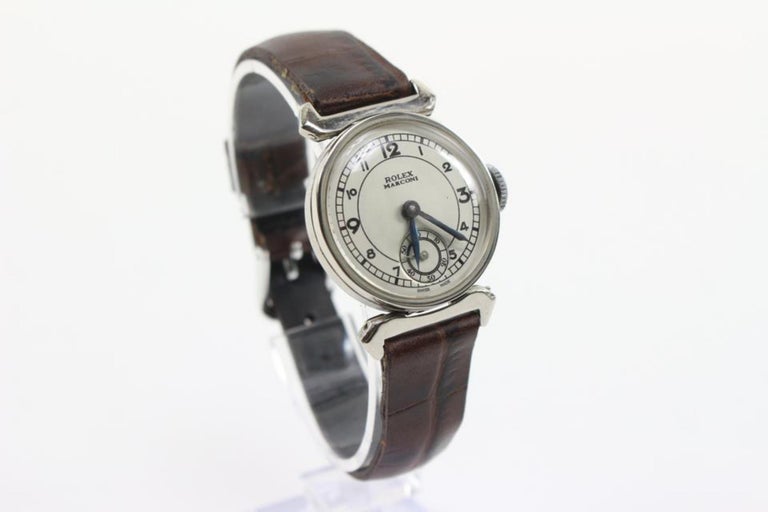 Rolex 1950 36mm Marconi Watch 44r32s at 1stDibs