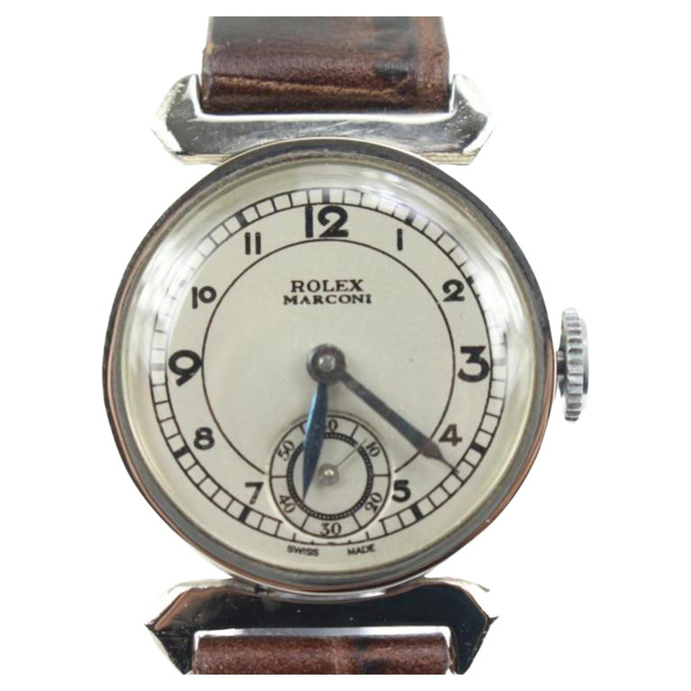 Rolex 1950 36mm Marconi Watch 44r32s at 1stDibs