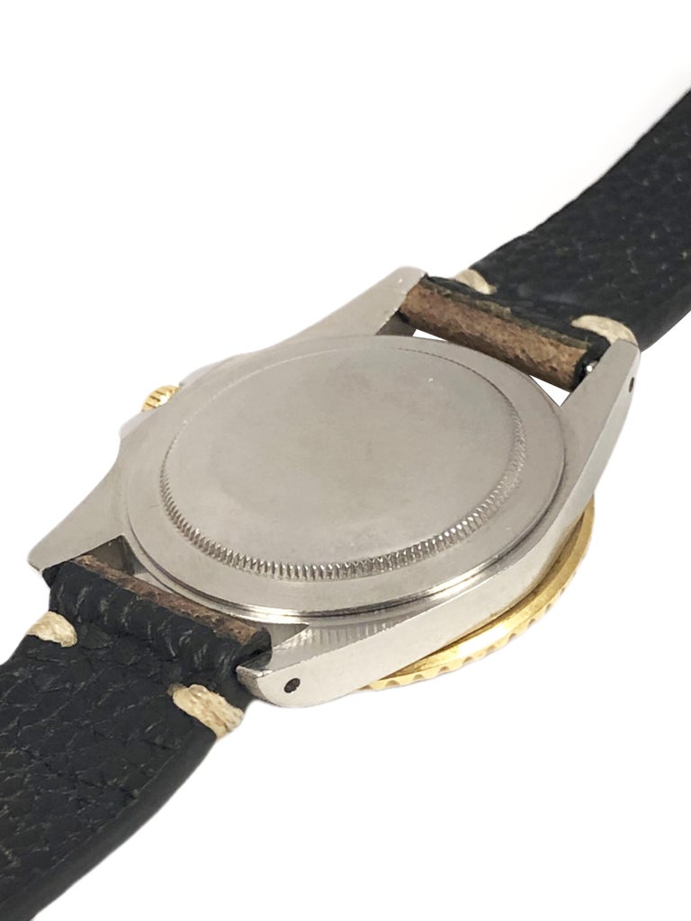 Rolex 1975 GMT Root Beer Gold and Steel Wrist Watch at 1stDibs