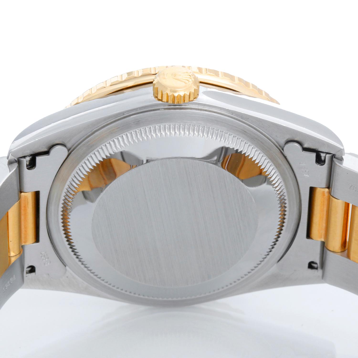 Rolex 2-Tone Turnograph Men's Steel and Gold Watch Champagne Dial 16263 ...