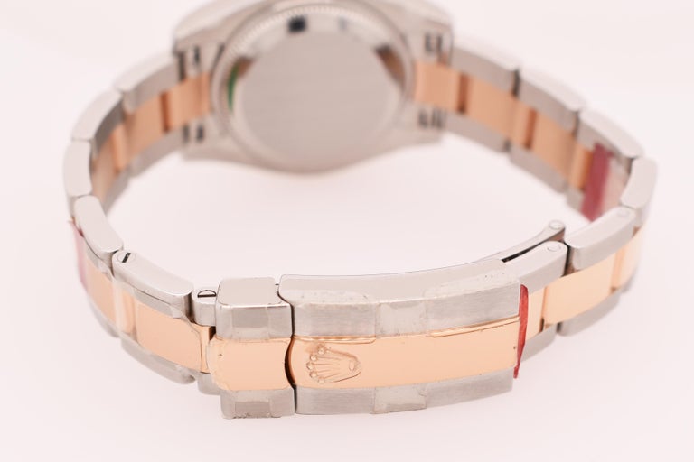 Rolex Datejust 179161 Rose Gold Two-Tone, Diamond VI Marker For Sale at ...