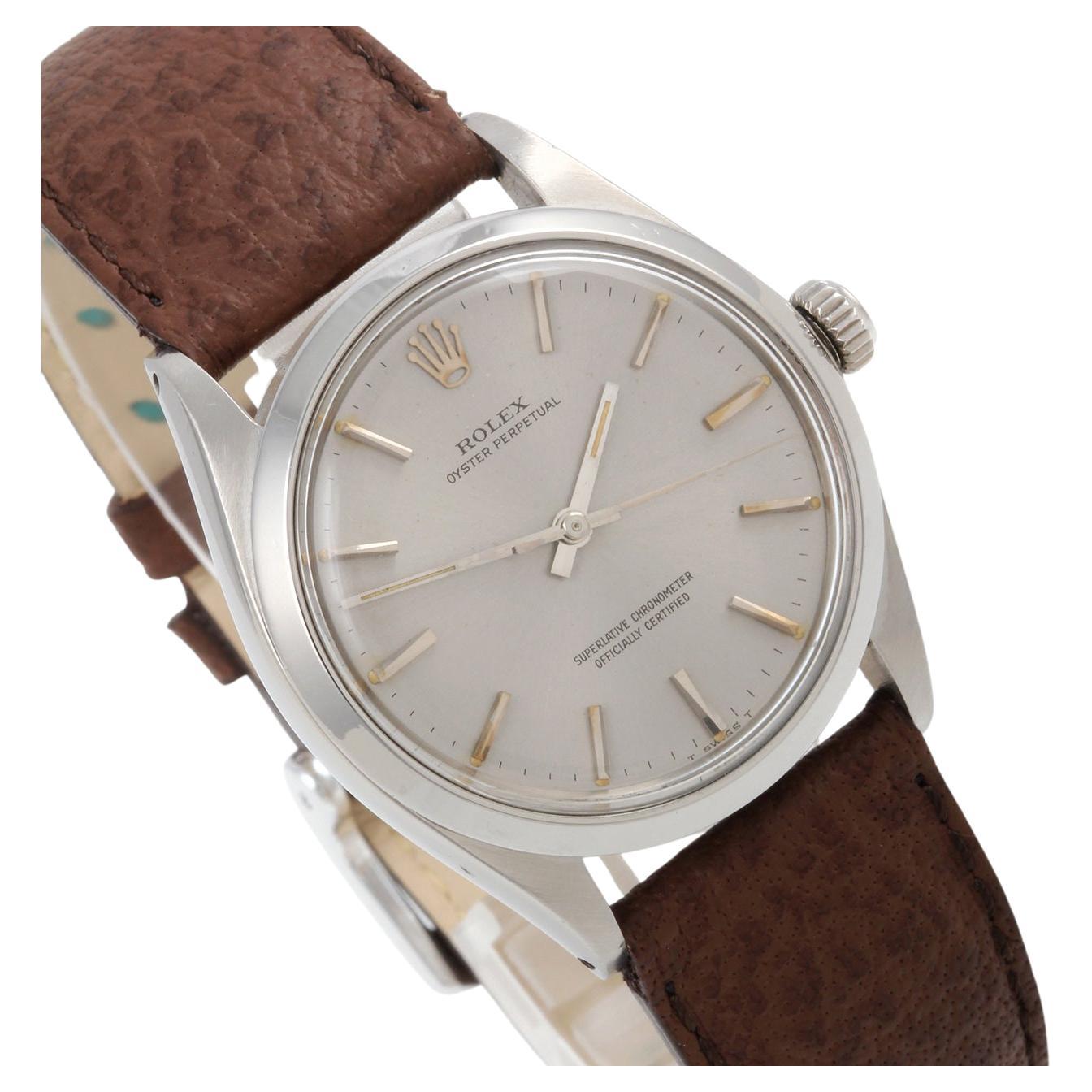 Rolex Oyster Perpetual 1002, Certified and Warranty For Sale at 1stDibs