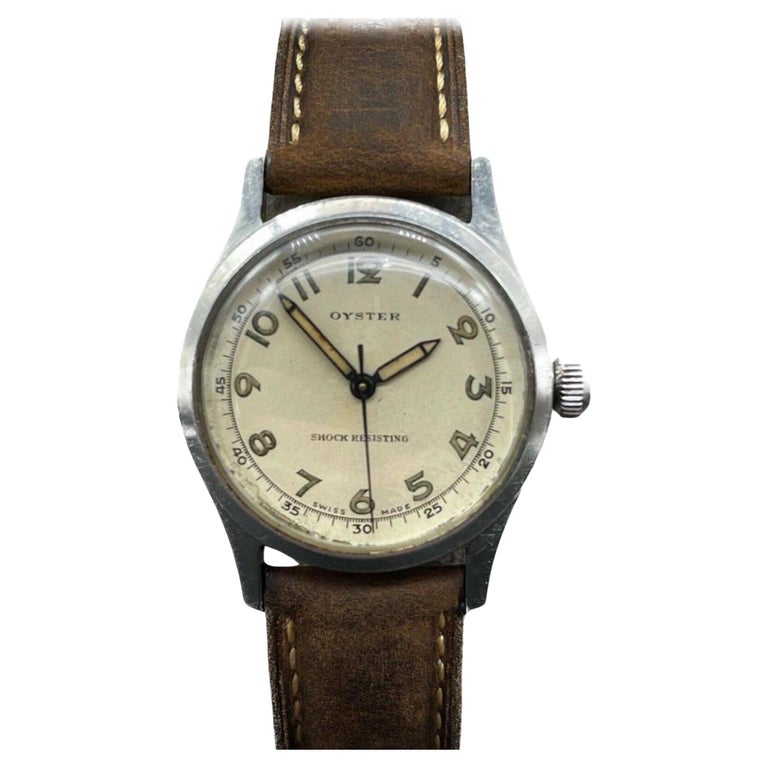 Rolex 34MM RWC Shock Resisting Oyster Rolex Watch Company Manual Ref ...