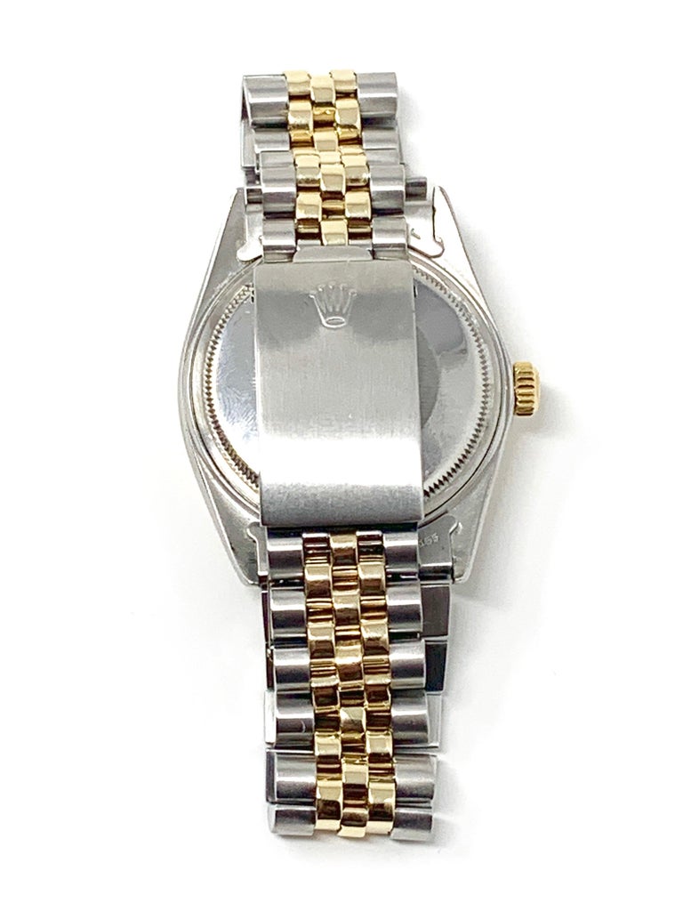 Rolex Datejust 16013 Two-Tone Mop Jubilee For Sale at 1stDibs