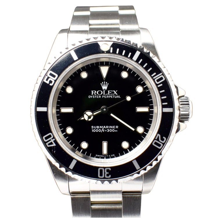 Rolex Submariner No Date Steel 14060 Automatic Watch, 1993 For Sale at ...