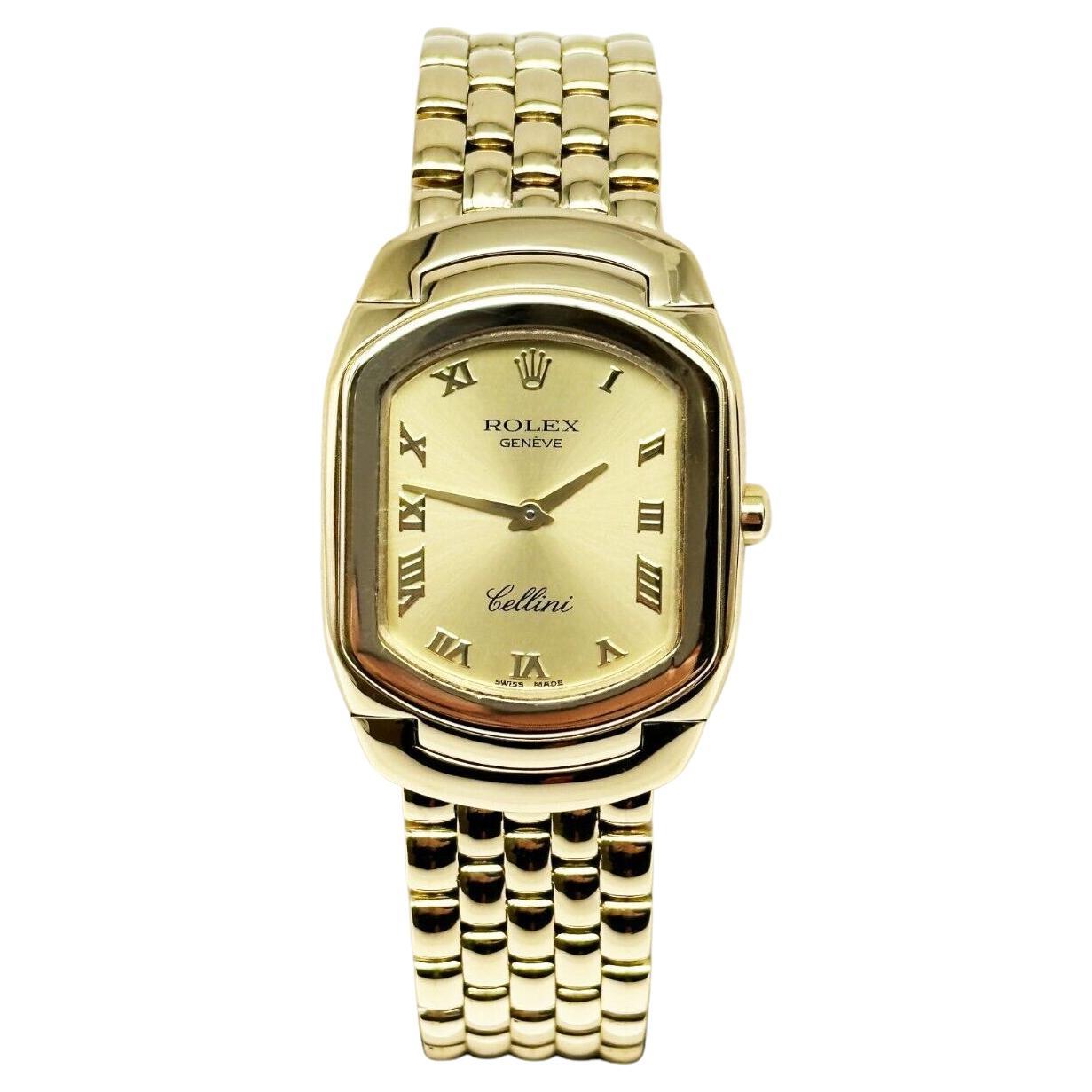 Rolex Cellini 4133/8, Black Dial, Certified and Warranty at 1stDibs ...