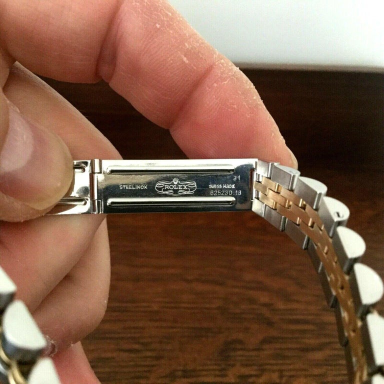Rolex 6719 Ladies Oyster Perpetual 18 Karat Gold and Stainless Steel ...
