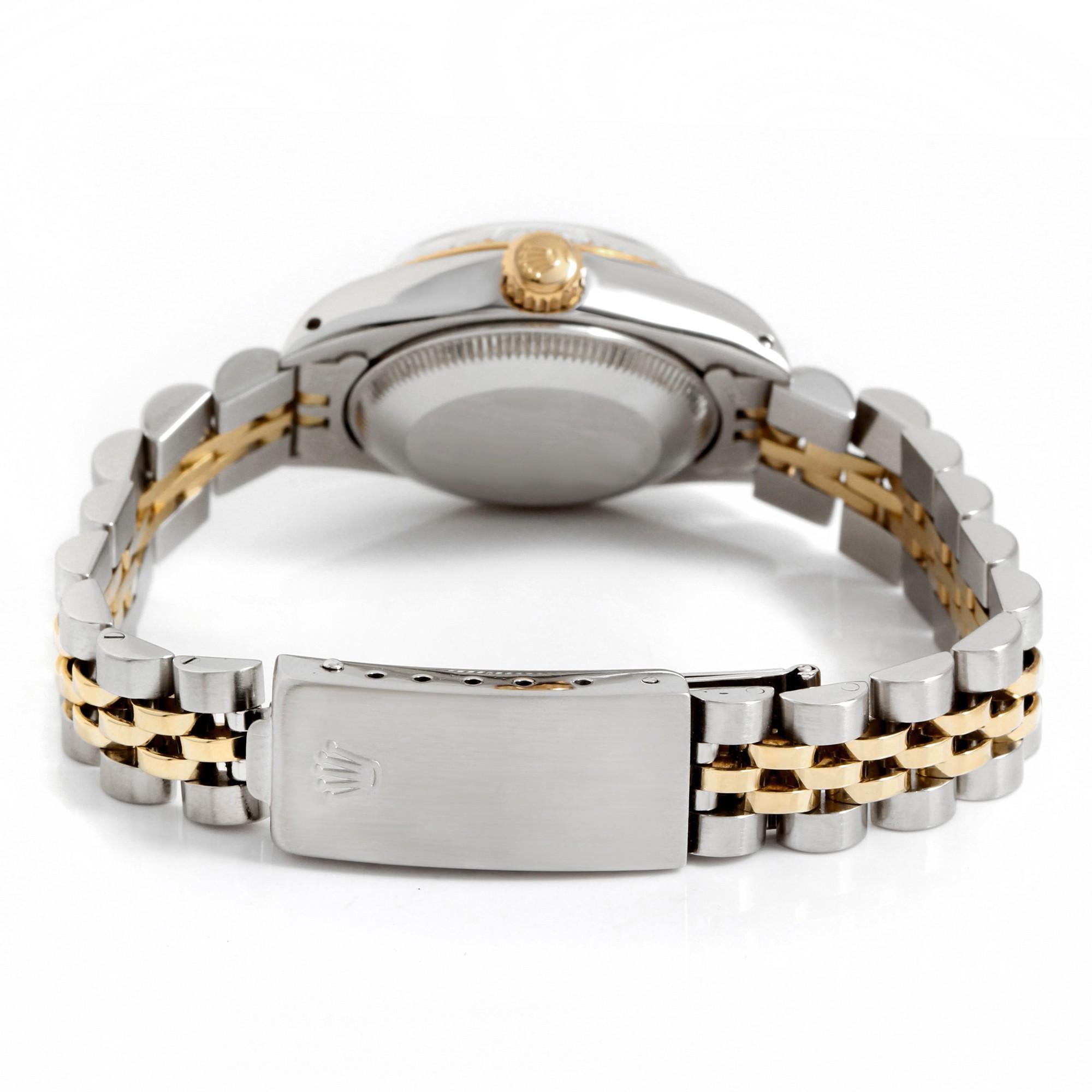 Rolex 6917 Ladies Datejust, Champagne Stick, Fluted Bezel, Jubilee Band ...