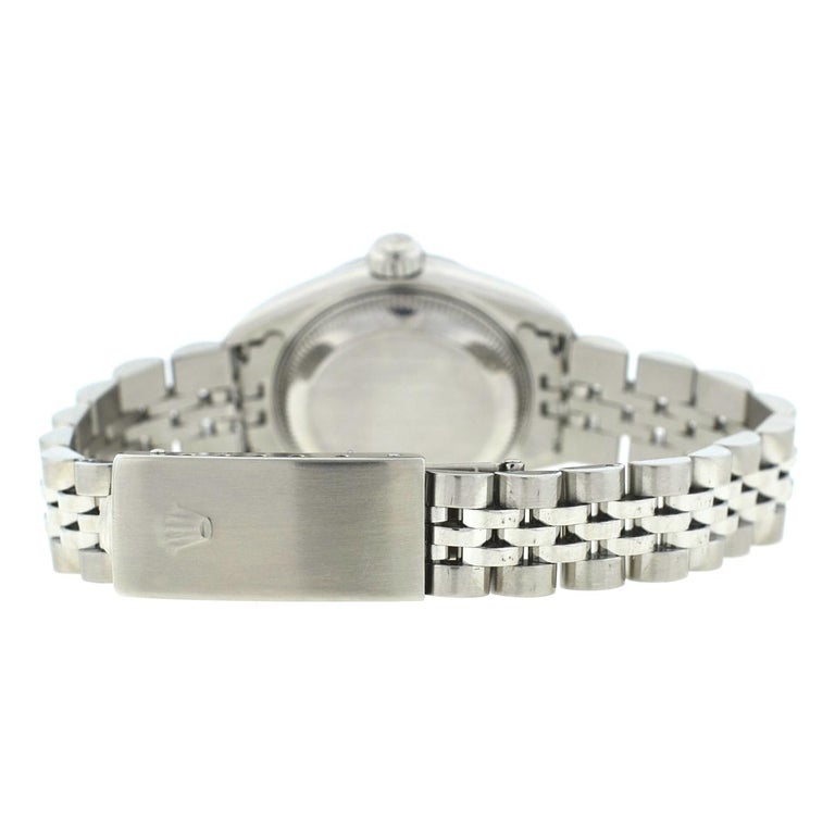 Rolex 79174 Datejust Stainless Steel Pink Salmon Diamond Dial Ladies ...