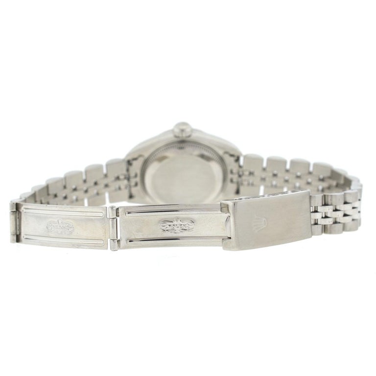 Rolex 79174 Datejust Stainless Steel Pink Salmon Diamond Dial Ladies ...