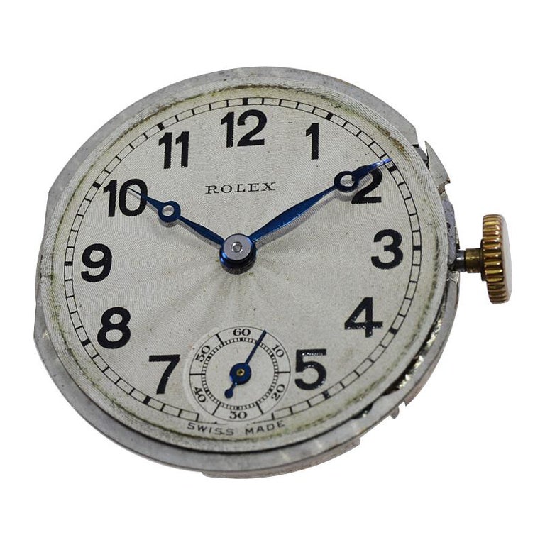 Rolex 9 Carat Gold Cushion Shaped Watch with Original Breguet Dial from ...