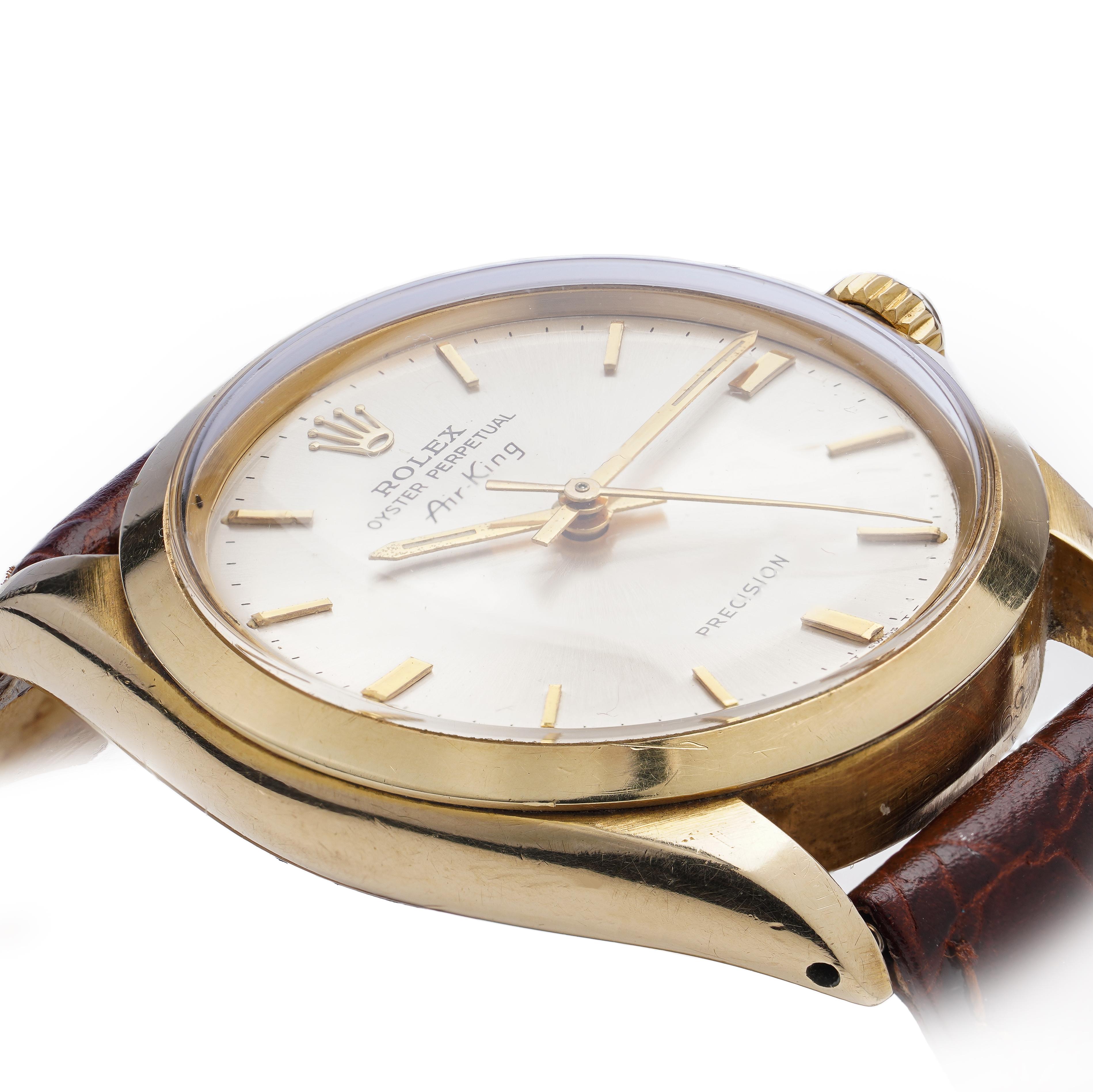Rolex 9 Kt. Yellow Gold Oyster Perpetual Air King Precision For Sale at ...