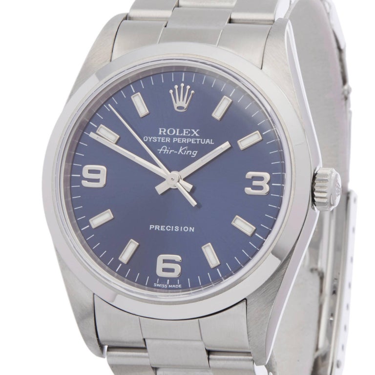 Rolex Air King 34 14000M For Sale at 1stDibs